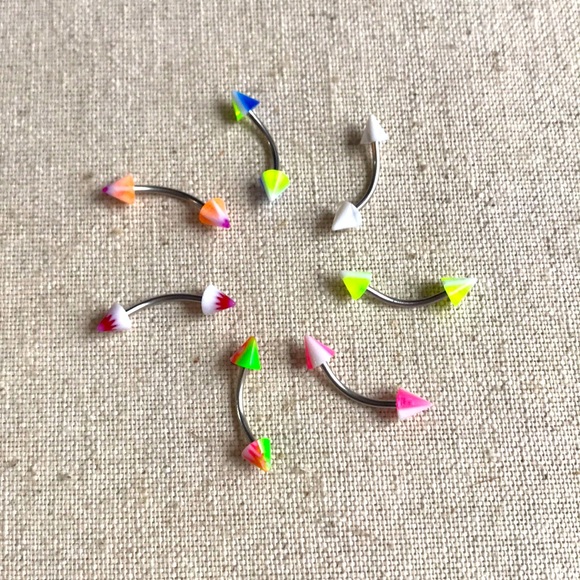Jewelry | 16g Curved Barbell Spike | Poshmark